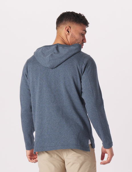 Ace Hooded Sweater: Steel Blue – Glyder